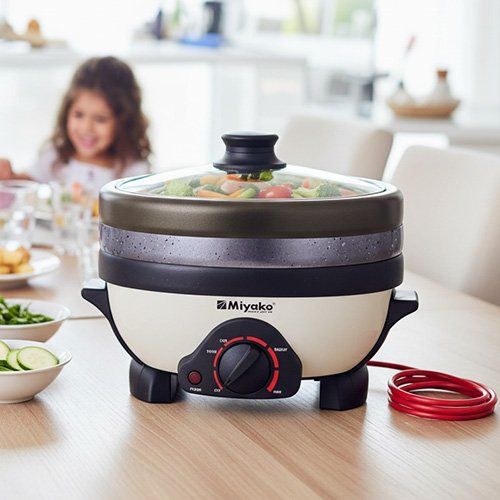 Miyako 3 Pot Multi Cooker- MC-550-Y-T | DN STORE